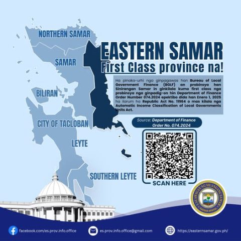 Eastern Samar First Class province na! - Province of Eastern Samar
